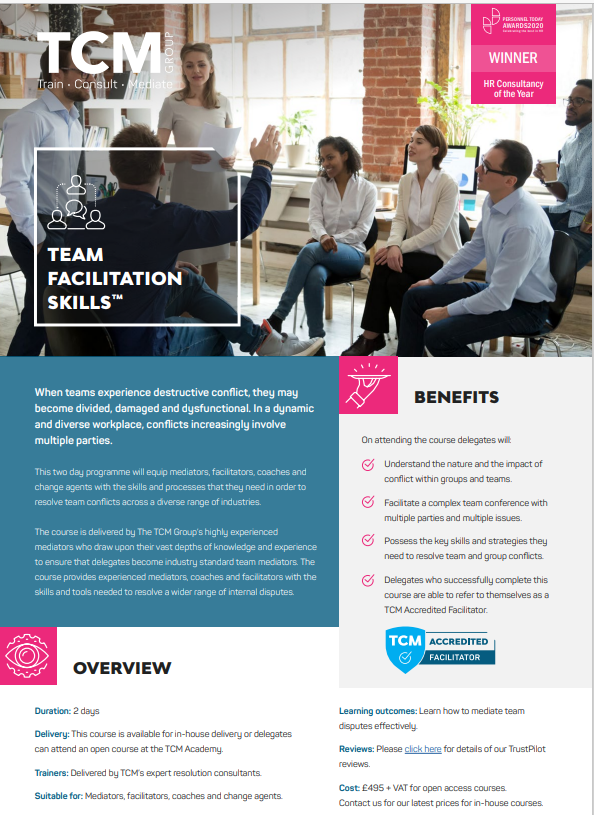 Workplace Mediation Training | The Mediation Company